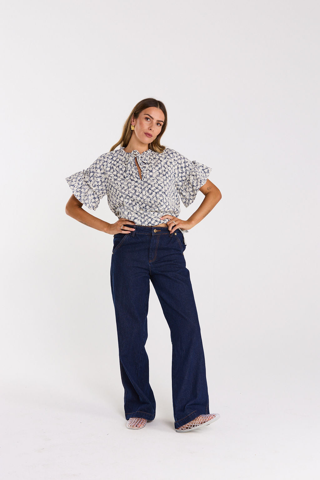 Thing Thing Evi Top - Bloom Storm | Roux