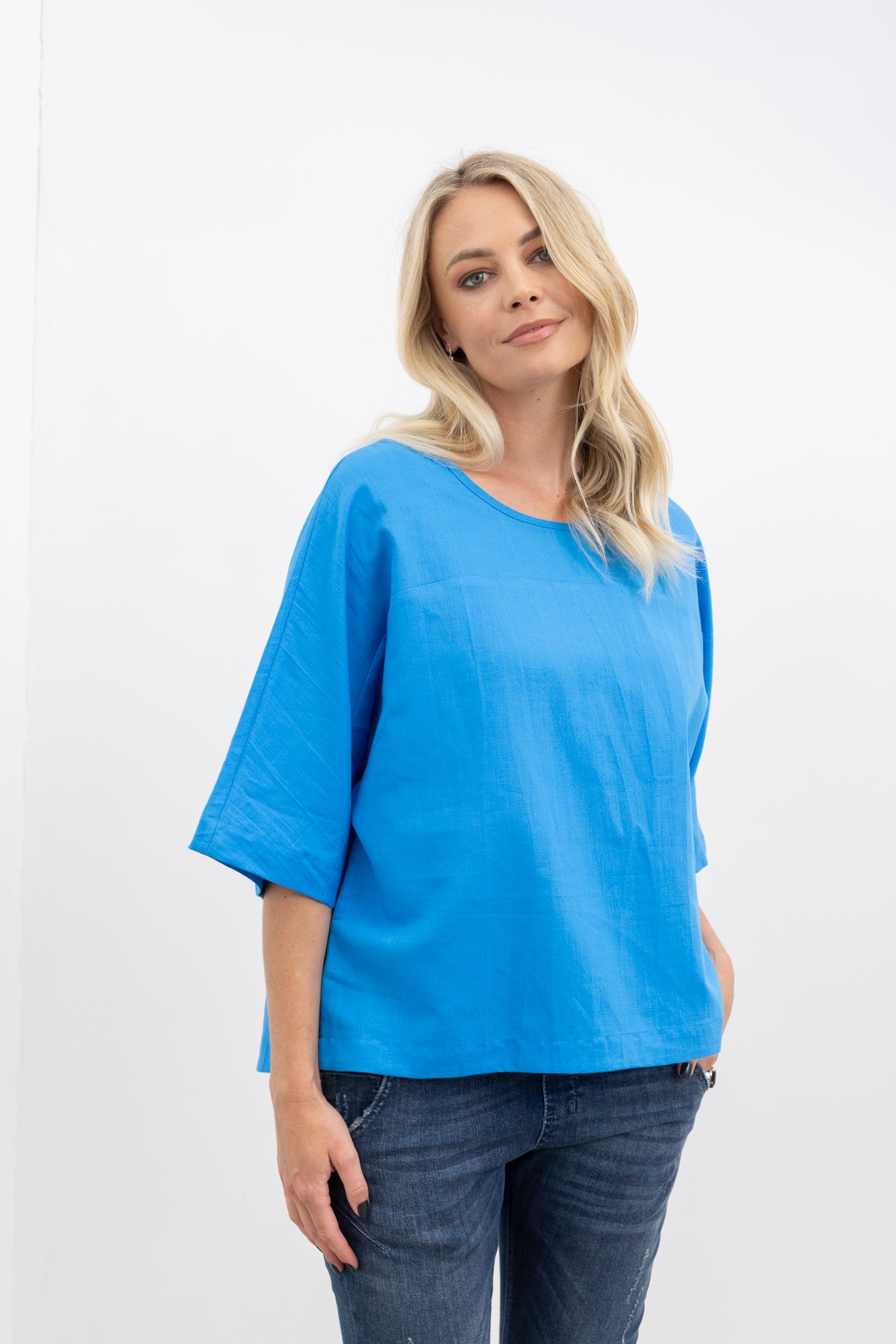 Nes Ellie Top - Sky | Roux